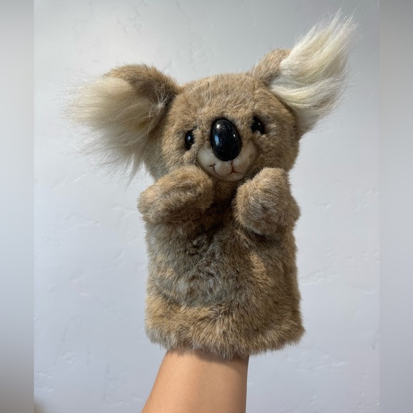 Toys | Koala Hand Puppet Stuffed Plush Toy Tan Brown 11 Cute | Poshmark